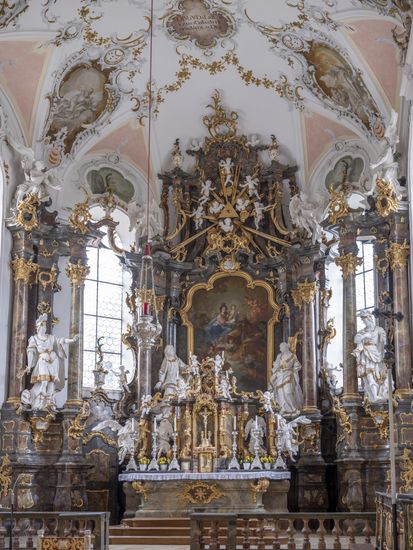 High Altar Rococo Church St Ulrich Editorial Stock Photo - Stock Image ...