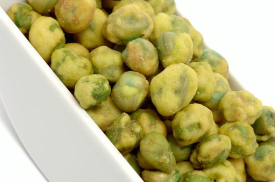 Snacks Nibbles Spicy Wasabi Peas Green Editorial Stock Photo - Stock ...