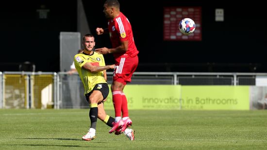 Harrogate Town Defender Joe Mattock 3 Editorial Stock Photo - Stock ...
