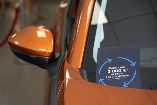 Sticker Says Eligible Eur 3000 Conversion Editorial Stock Photo - Stock ...