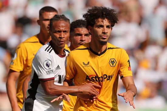 Fulhams Bobby Reid Wolverhampton Wandererss Rayan Editorial Stock Photo ...