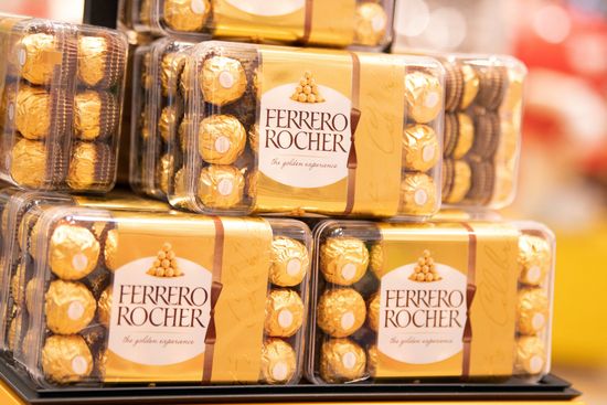 Logo Ferrero Rocher On June 26 Editorial Stock Photo - Stock Image ...