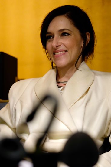 Actress Kim Riedle During Interview On Editorial Stock Photo - Stock ...