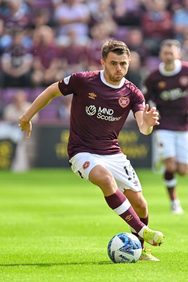 Hearts Alan Forrest During Cinch Scottish Editorial Stock Photo - Stock ...