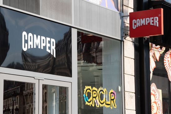 Shop Sign Camper Paris On April Editorial Stock Photo - Stock Image ...