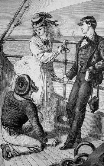 Poor Sailor Has Surprised Couple Distinguished Editorial Stock Photo ...