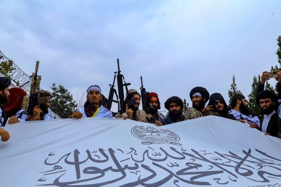 Taliban Their Supporters Gather Near Building Editorial Stock Photo ...