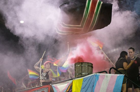Portland Thorns Fans Editorial Stock Photo - Stock Image | Shutterstock