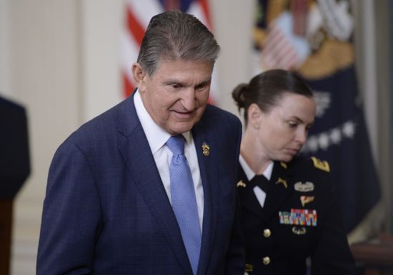 Sen Joe Manchin Dwv Walks Room Editorial Stock Photo - Stock Image ...