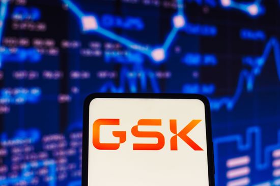This Photo Illustration Glaxosmithkline Gsk Logo Editorial Stock Photo ...