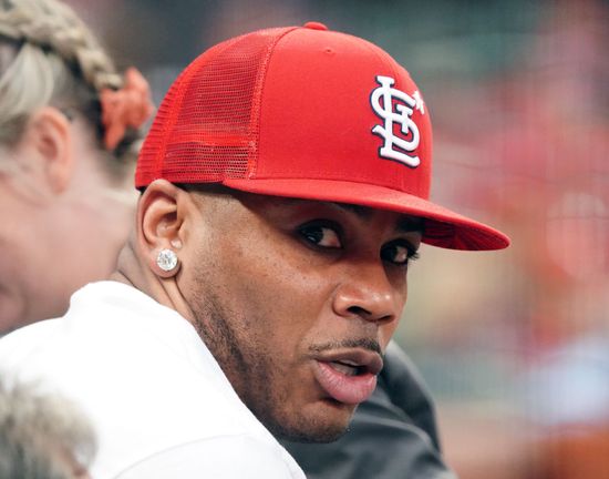 Rapper Nelly Looks Around While Attending Editorial Stock Photo - Stock ...