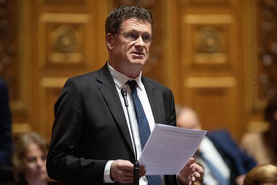Senator Eric Gold Attends Working Session Editorial Stock Photo - Stock ...
