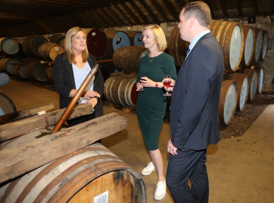 Liz Truss Who Wearing Pair Training Editorial Stock Photo - Stock Image ...