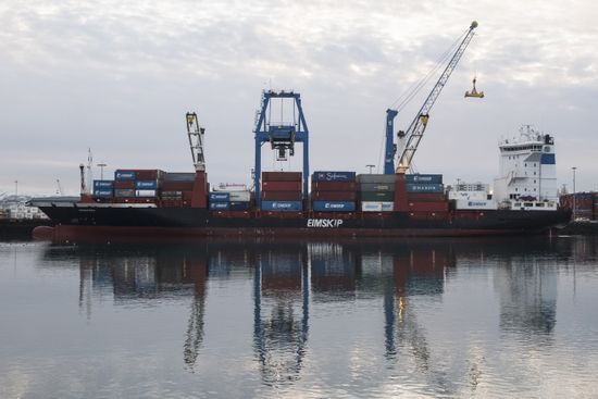 Eimskip Cargo Port Reykjavikeimskip Cargo Port Editorial Stock Photo ...