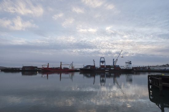 Eimskip Cargo Port Reykjavikeimskip Cargo Port Editorial Stock Photo ...