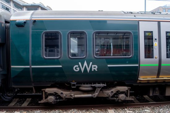 Gwr Train Passes Through Slough Railway Editorial Stock Photo - Stock ...