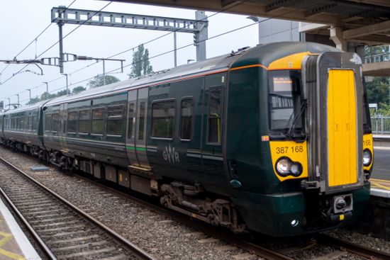 Gwr Train Passes Through Slough Railway Editorial Stock Photo - Stock ...