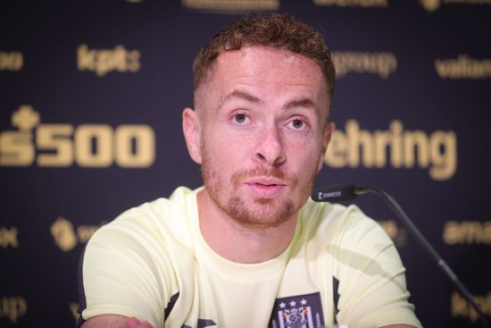 Anderlechts Adrien Trebel Pictured During Press Editorial Stock Photo ...