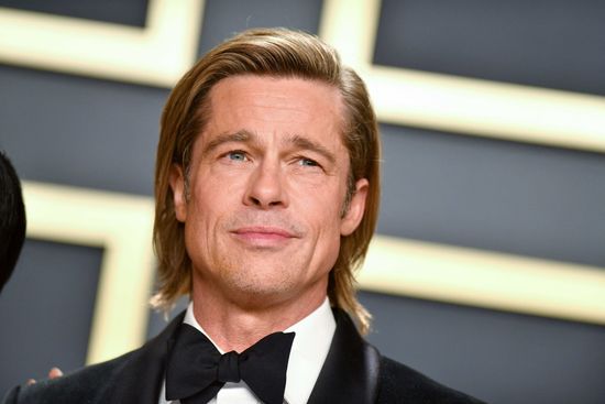 Brad Pitt Winner Best Actor Supporting Editorial Stock Photo - Stock ...