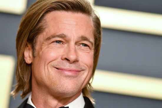 Brad Pitt Winner Best Actor Supporting Editorial Stock Photo - Stock ...
