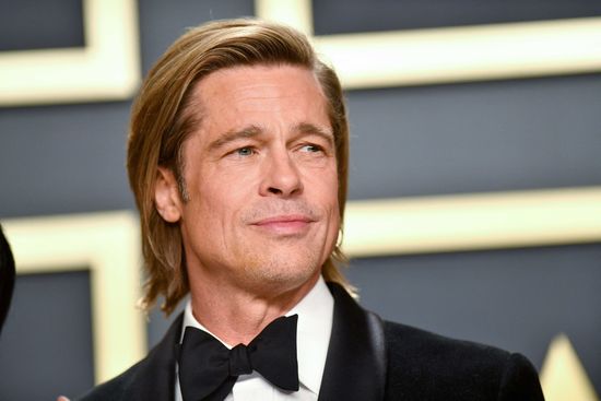 Brad Pitt Winner Best Actor Supporting Editorial Stock Photo - Stock ...