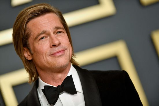 Brad Pitt Winner Best Actor Supporting Editorial Stock Photo - Stock ...