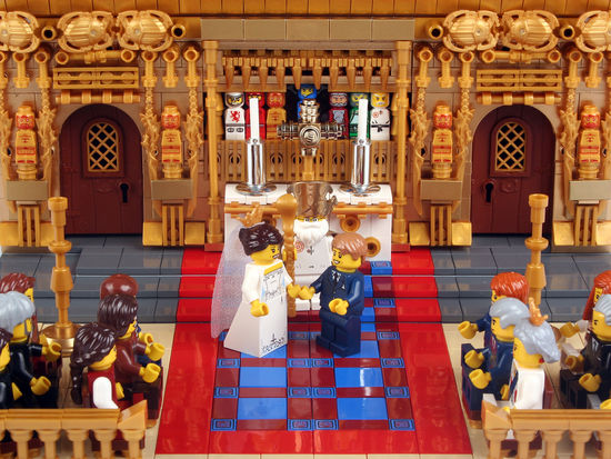 Lego Minitures Prince His Bride Altar Editorial Stock Photo - Stock ...