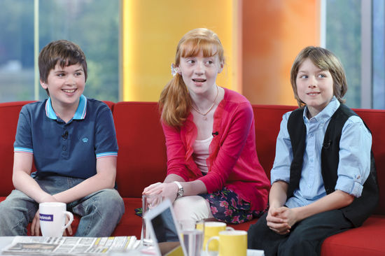 Cast Horrid Henry Theo Stevenson Scarlett Editorial Stock Photo - Stock ...
