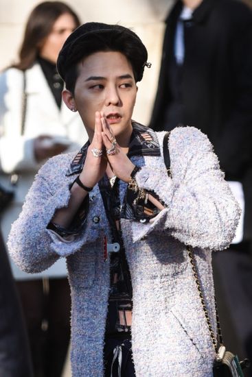Gdragon Attends Chanel Haute Couture Springsummer Editorial Stock Photo ...