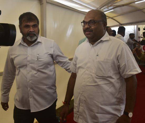 Mlc Sachin Ahir Mla Anil Parab Editorial Stock Photo - Stock Image ...