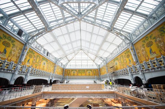 Art Nouveau Frescos Adorn Main Atrium Editorial Stock Photo - Stock ...