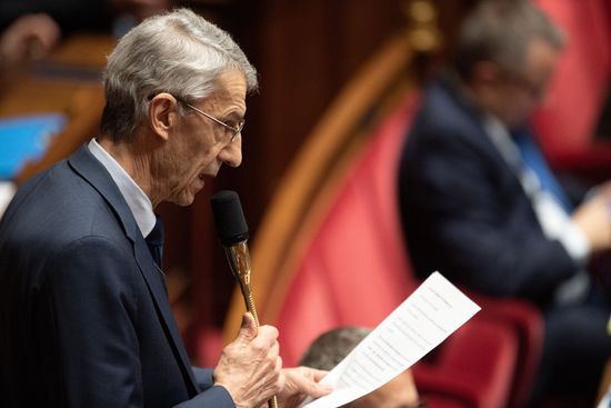 Deputy Michel Castellani Attends Session Questions Editorial Stock ...