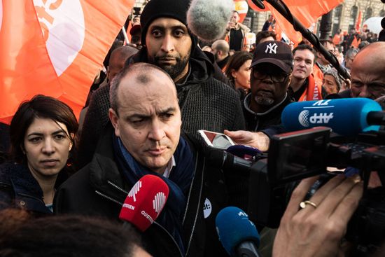 Laurent Berger Leader Reformist Union Cfdt Editorial Stock Photo ...