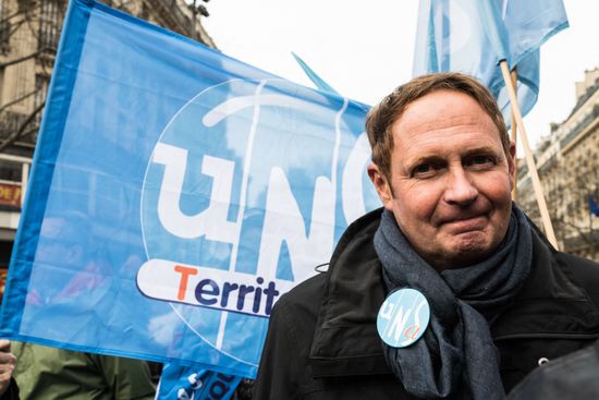 Laurent Escure Leader Reformist Union Unsa Editorial Stock Photo ...