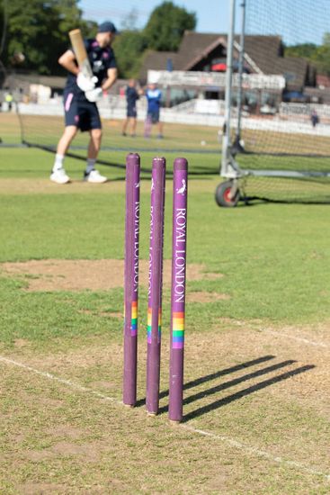 Royal London Cup Rainbow Stumps During Editorial Stock Photo - Stock ...