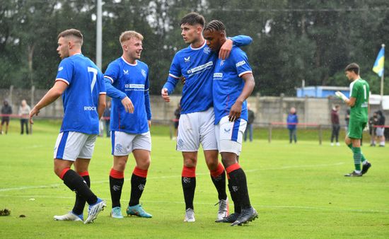 Zacariya Lovelace Rangers B Celebrates His Editorial Stock Photo ...