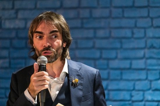 Villani Dissident Candidate Town Hall Paris Editorial Stock Photo ...