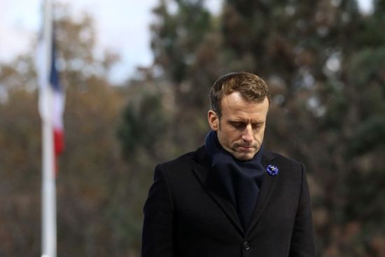 French President Emmanuel Macron Official Inauguration Editorial Stock ...