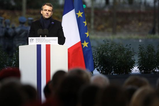 French President Emmanuel Macron Official Inauguration Editorial Stock ...
