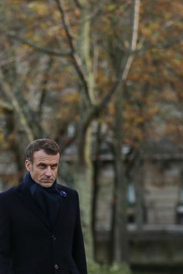 French President Emmanuel Macron Official Inauguration Editorial Stock ...