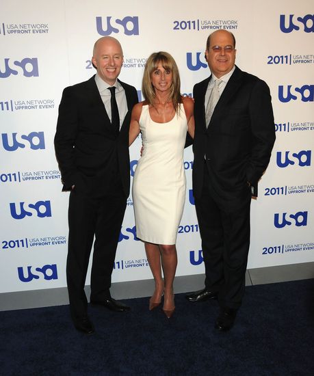 Chris Mccumber Bonnie Hammer Jeff Wachtel Editorial Stock Photo - Stock ...