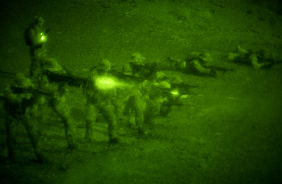 Us Navy Seals Seen Through Night Editorial Stock Photo Stock Image