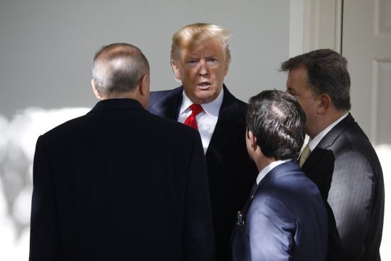 Us President Donald Trump Turkish President Editorial Stock Photo ...