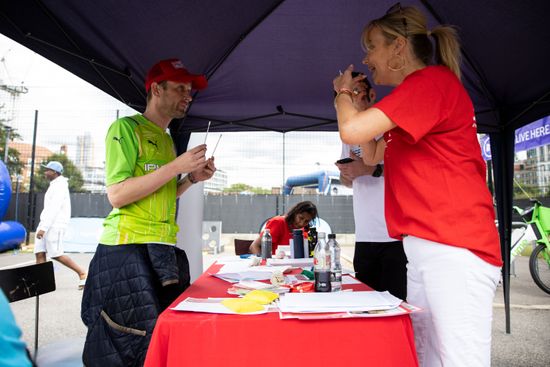 Dkms Swab Station Qpr Fanzone Editorial Stock Photo - Stock Image ...