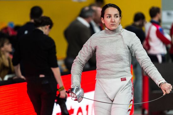 Lucia Martin Portugues Spanish Fencer Sabre Editorial Stock Photo ...