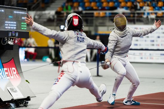Araceli Navarro R Spanish Fencer Sabre Editorial Stock Photo - Stock ...