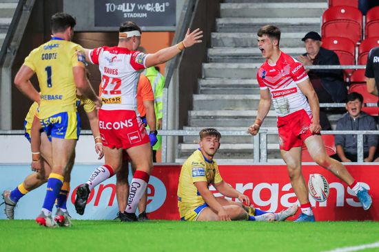 St Helens Jon Bennison Celebrates Scoring Editorial Stock Photo - Stock ...