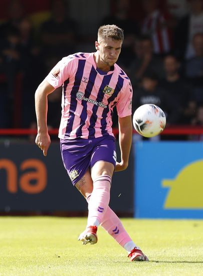 Yeovil Town Player Max Hunt Plays Editorial Stock Photo - Stock Image ...