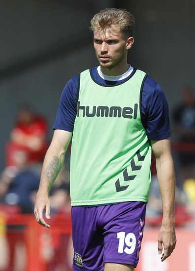 Yeovil Town Player Charlie Wakefield During Editorial Stock Photo ...
