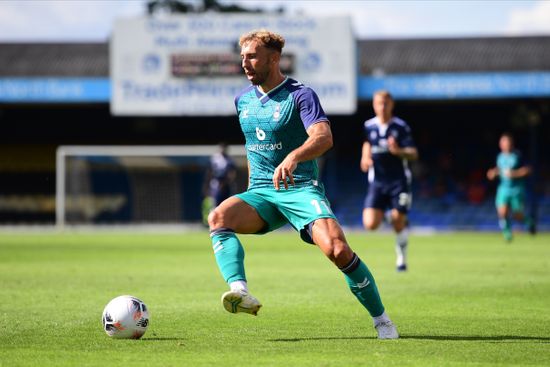 Hallam Hope Oldham Athletic Possession During Editorial Stock Photo ...